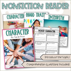 Character Education, Good Citizenship and Social Skills Worksheets ...