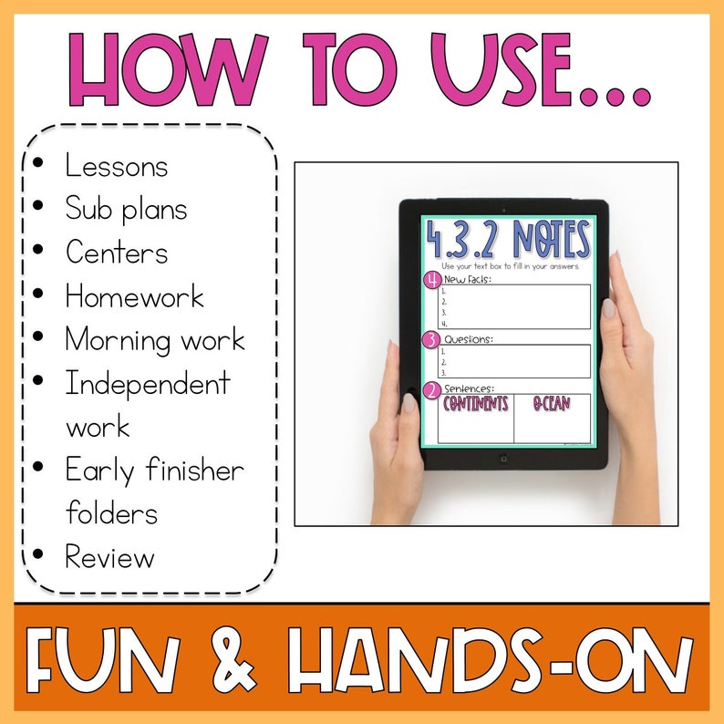 Continents and Oceans Google Slides for Distance Learning - Etsy