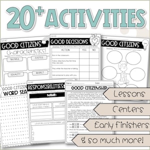 Citizenship Activities | Good Citizen | Responsible Citizens | Back to ...