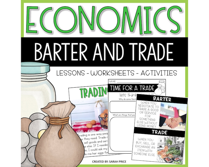 2nd Grade Social Studies Worksheets | Economics for Kids | Barter ...