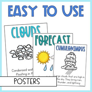 Types of Clouds Science Interactive Notebook and Experiments | Science ...