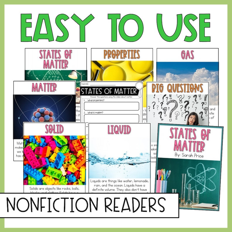 States of Matter Experiments | States of Matter Worksheets and Science ...