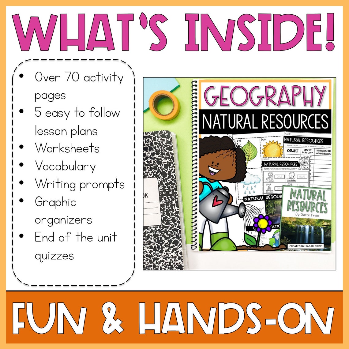 2nd Grade Geography Natural Resources Worksheets, Social Studies ...