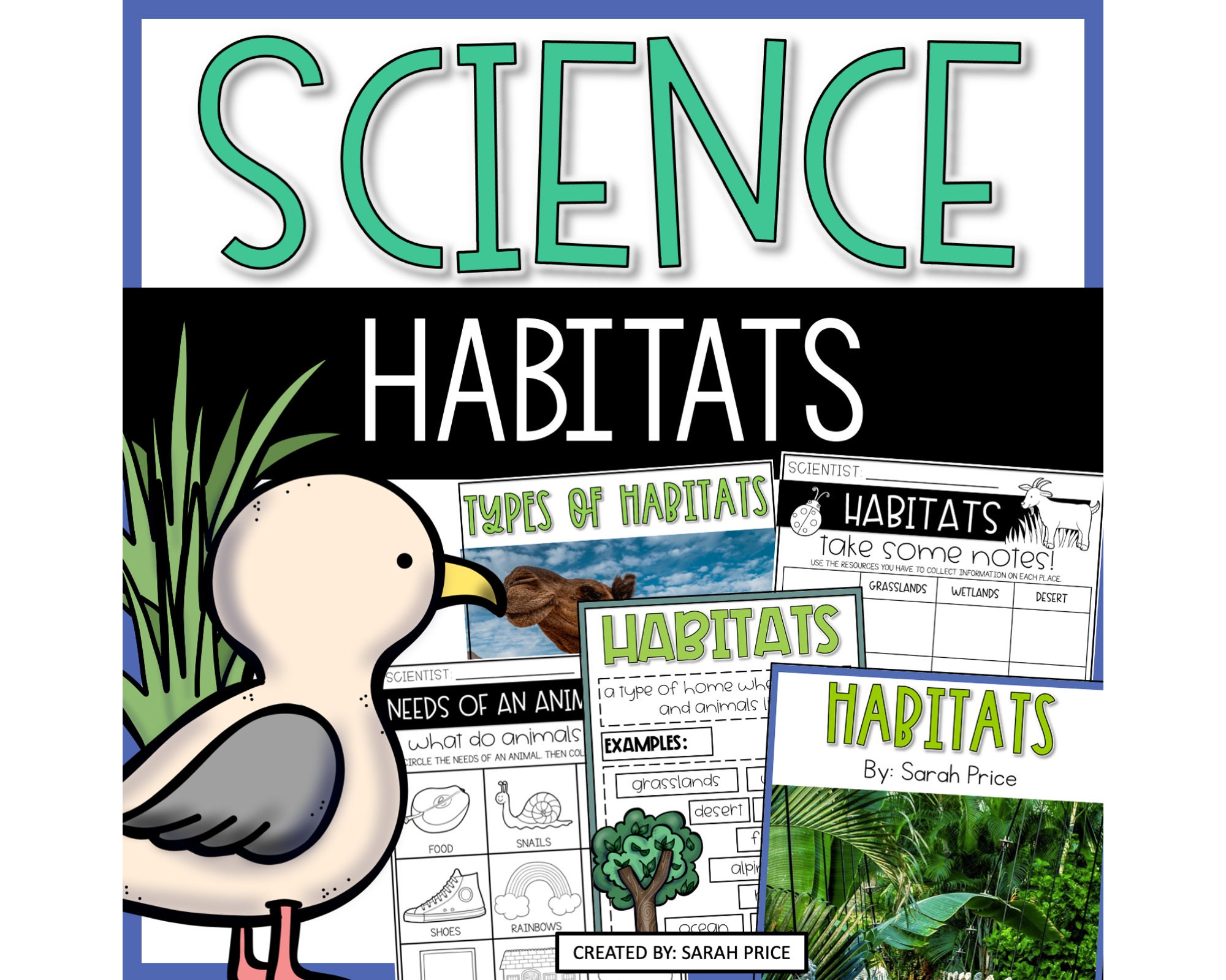 Animal Habitats and Biomes | Basic Needs of Animals | Science Unit for ...