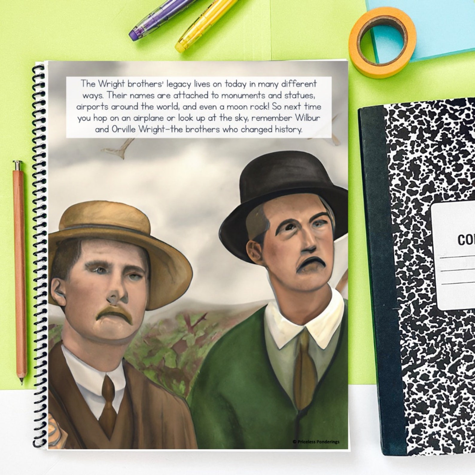 The Wright Brothers Biography Famous Inventions Picture Books - Etsy