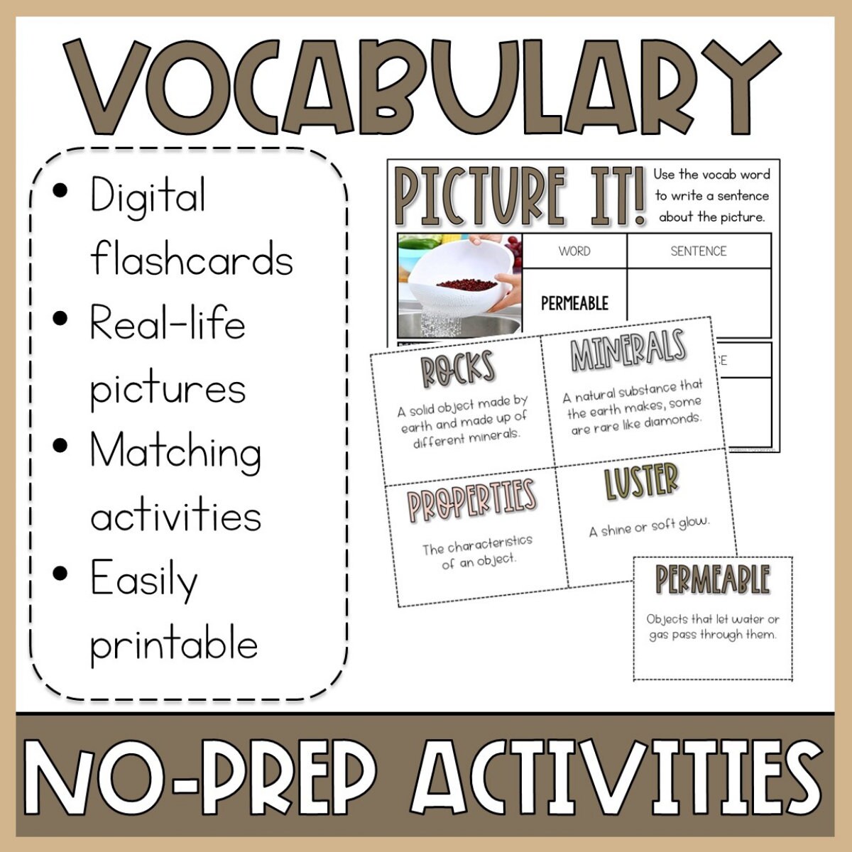 Types of Rocks - 2nd 3rd Grade Science Digital Activities - Etsy