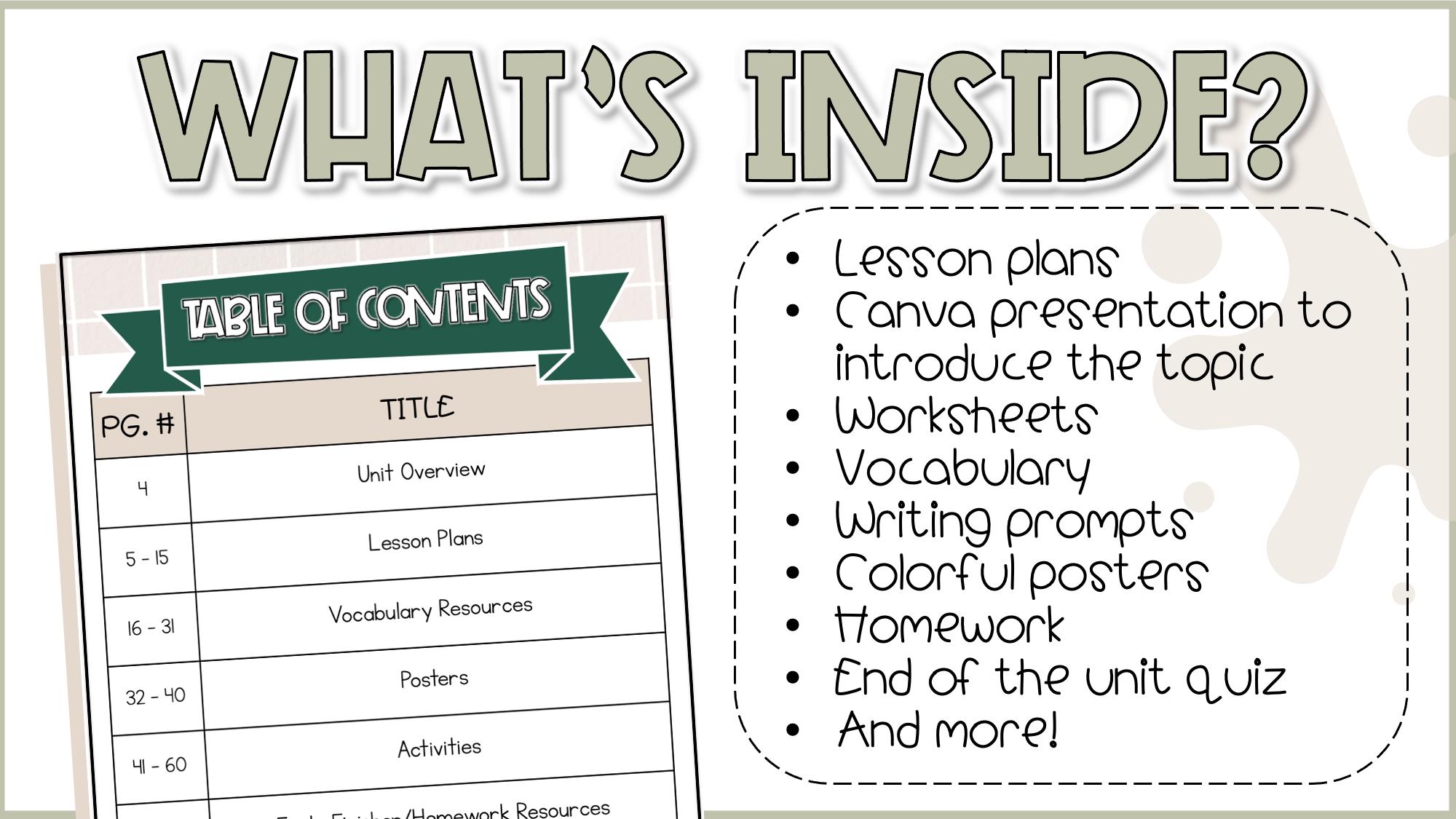 Natural Resources Worksheets – 4th Grade Texas Social Studies TEKS Unit ...