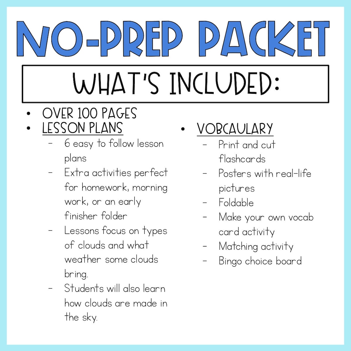 Types of Clouds Science Interactive Notebook and Experiments | Science ...