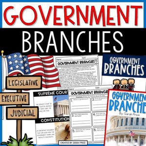 3 Branches of Government Activities 2nd Grade Social Studies Worksheets ...