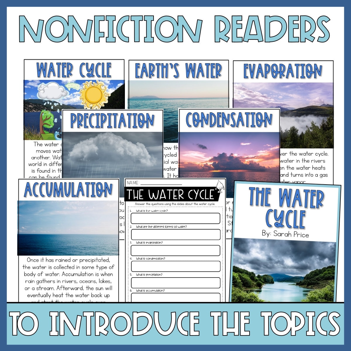 Water Cycle and Weather Lessons - 2nd and 3rd Grade Science Experiments ...