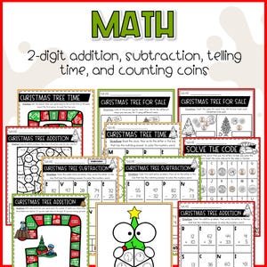 Christmas Tree Worksheets - December Activities | Science, Social ...