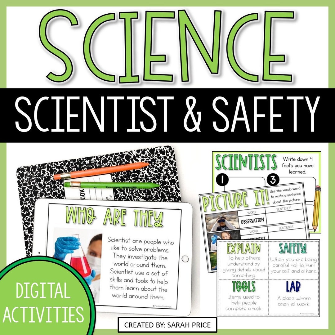 What is a Scientis Science Safety | 2nd & 3rd Grade Science Digital ...