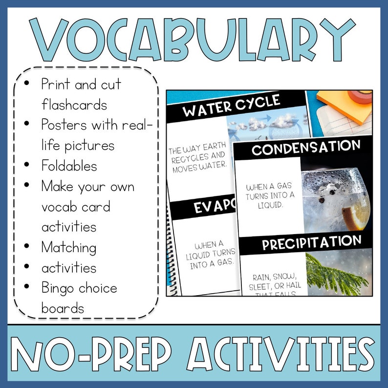 Water Cycle and Weather Lessons - 2nd and 3rd Grade Science Experiments ...