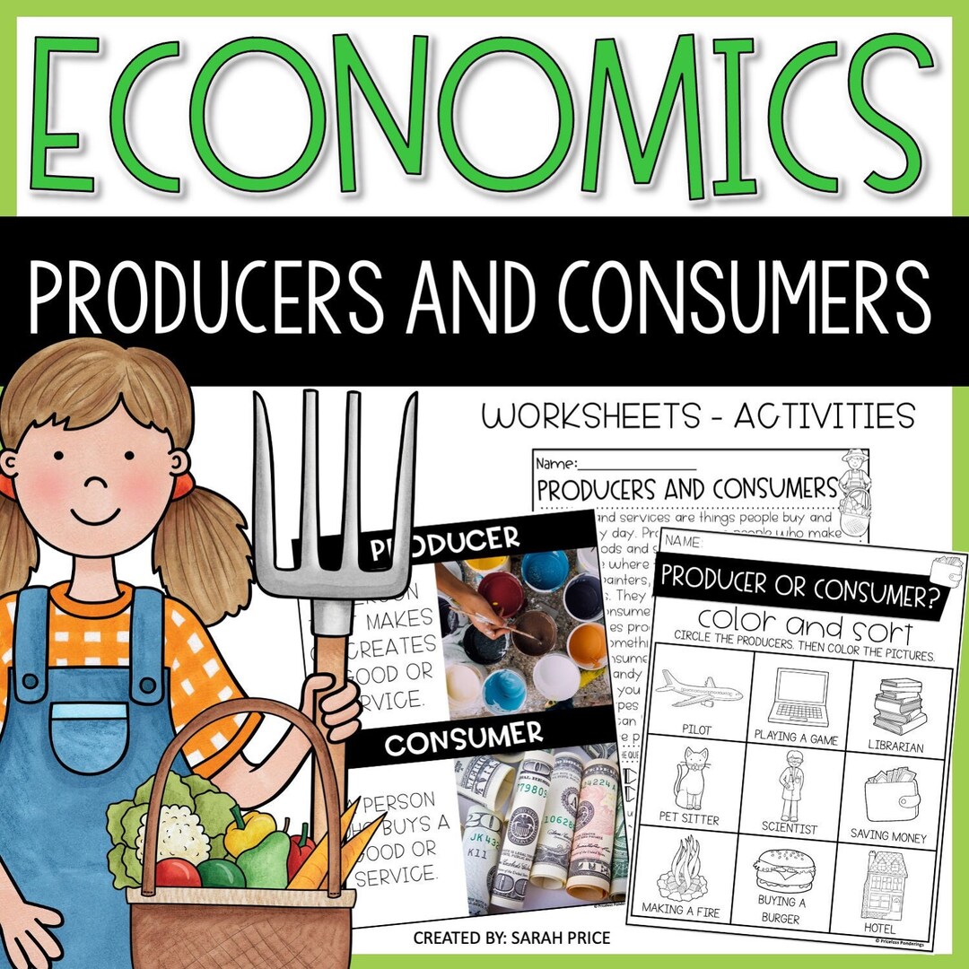 2nd Grade Economics Lessons - Producers Consumers Activities ...