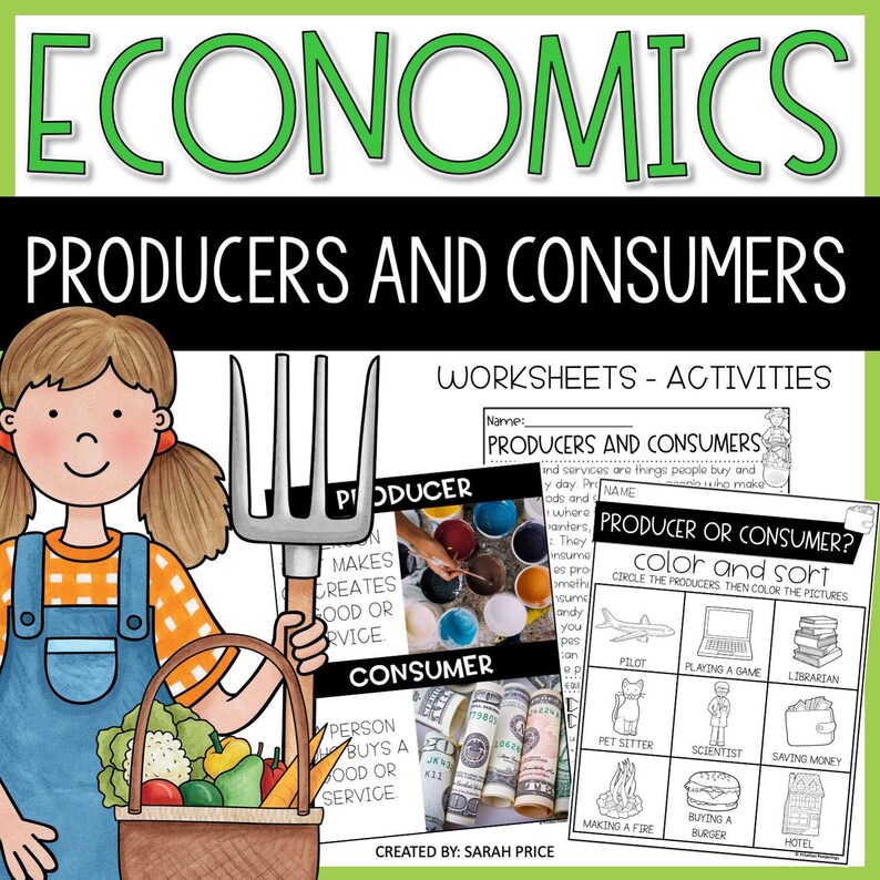 2nd Grade Economics Lessons - Producers Consumers Activities ...