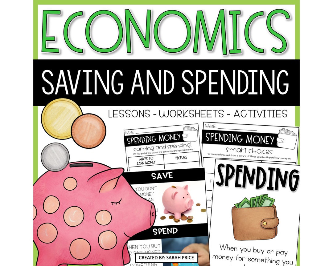 Economics Lessons | Spending and Saving Money Activities - Social ...