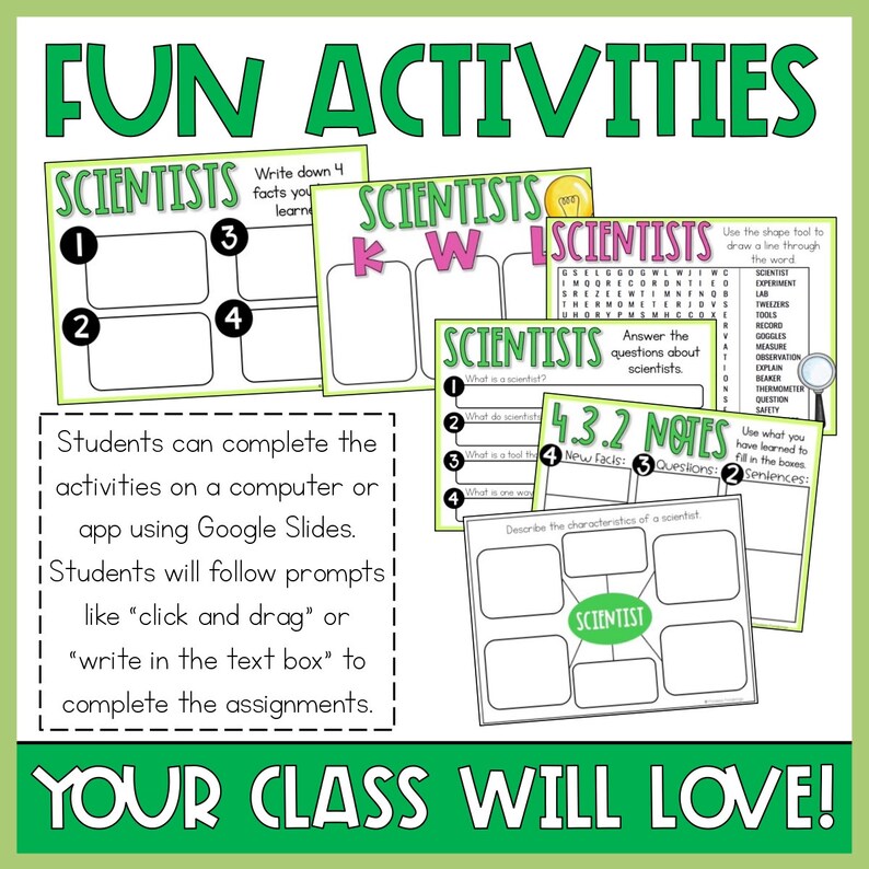 What is a Scientis Science Safety | 2nd & 3rd Grade Science Digital ...