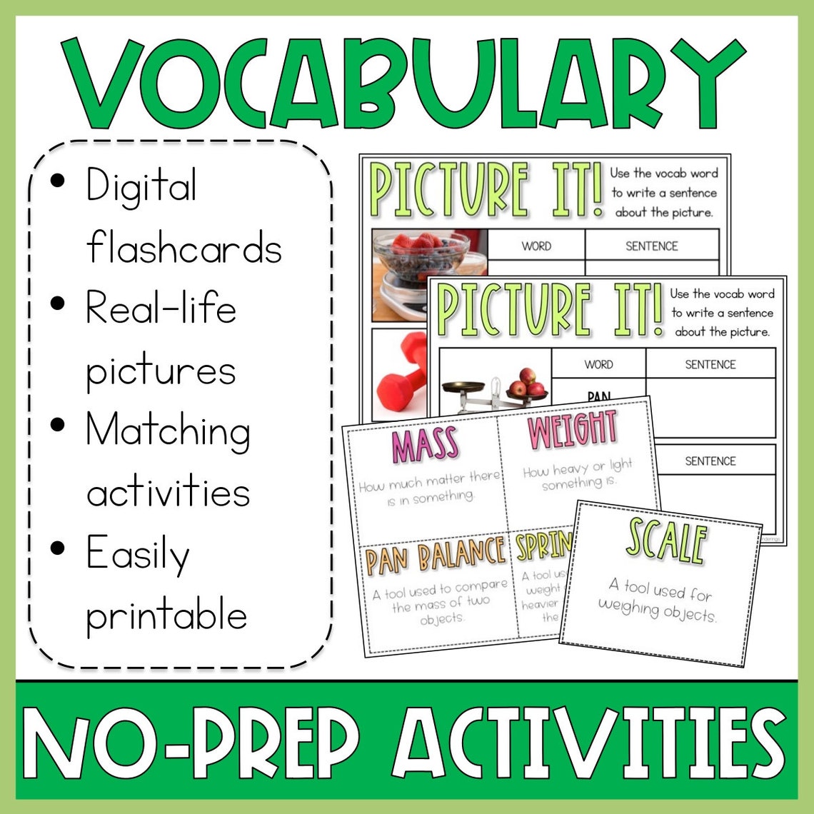 Measurement Digital Activities | Digital Weight Mass Worksheets Google ...