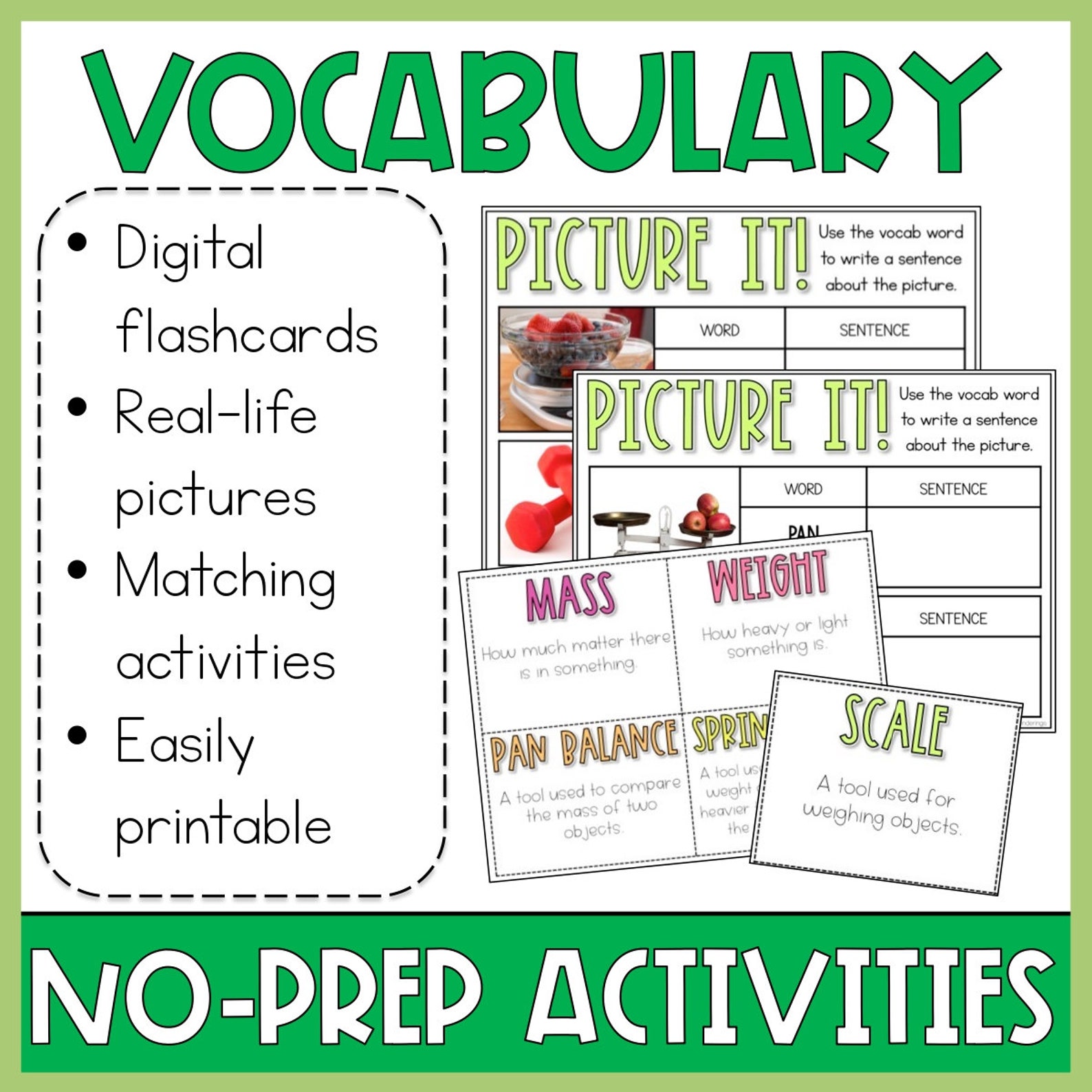 Measurement Digital Activities | Digital Weight Mass Worksheets Google ...
