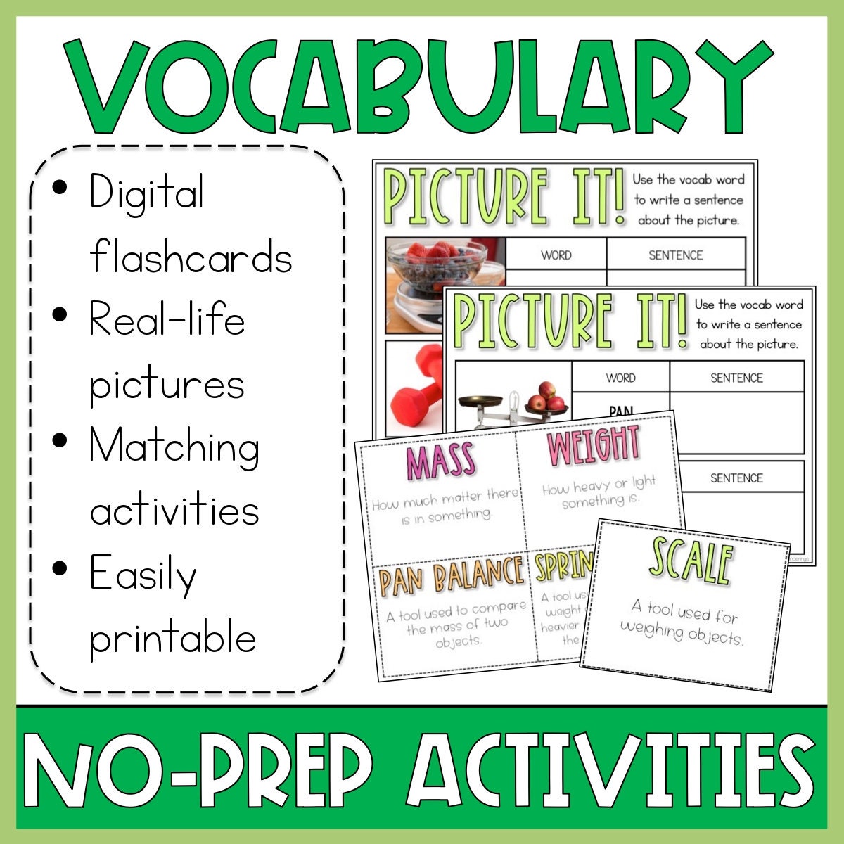 Measurement Digital Activities | Digital Weight Mass Worksheets Google ...