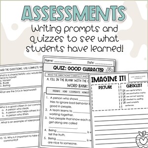 Character Education, Good Citizenship and Social Skills Worksheets ...