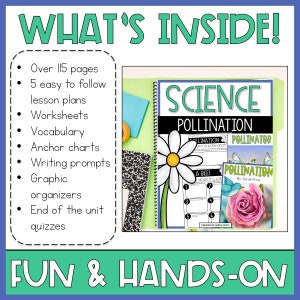 3rd Grade Science Plants Unit | Parts of a Flower and Pollination ...