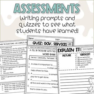 2nd Grade Social Studies Worksheets | Community Helpers Activities | K ...