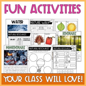 2nd Grade Geography - Natural Resources Worksheets, Social Studies ...