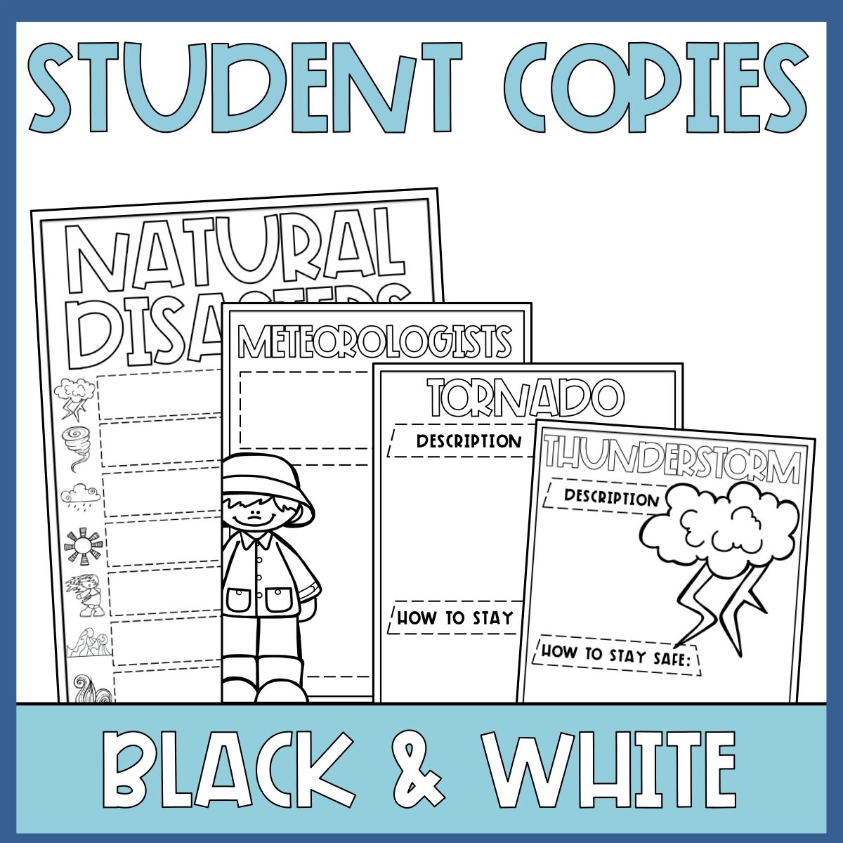 Natural Disasters Science Posters and Science Anchor Charts - Etsy