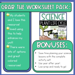 Life Cycle of a Plant Anchor Charts - 2nd 3rd Grade Life Science ...
