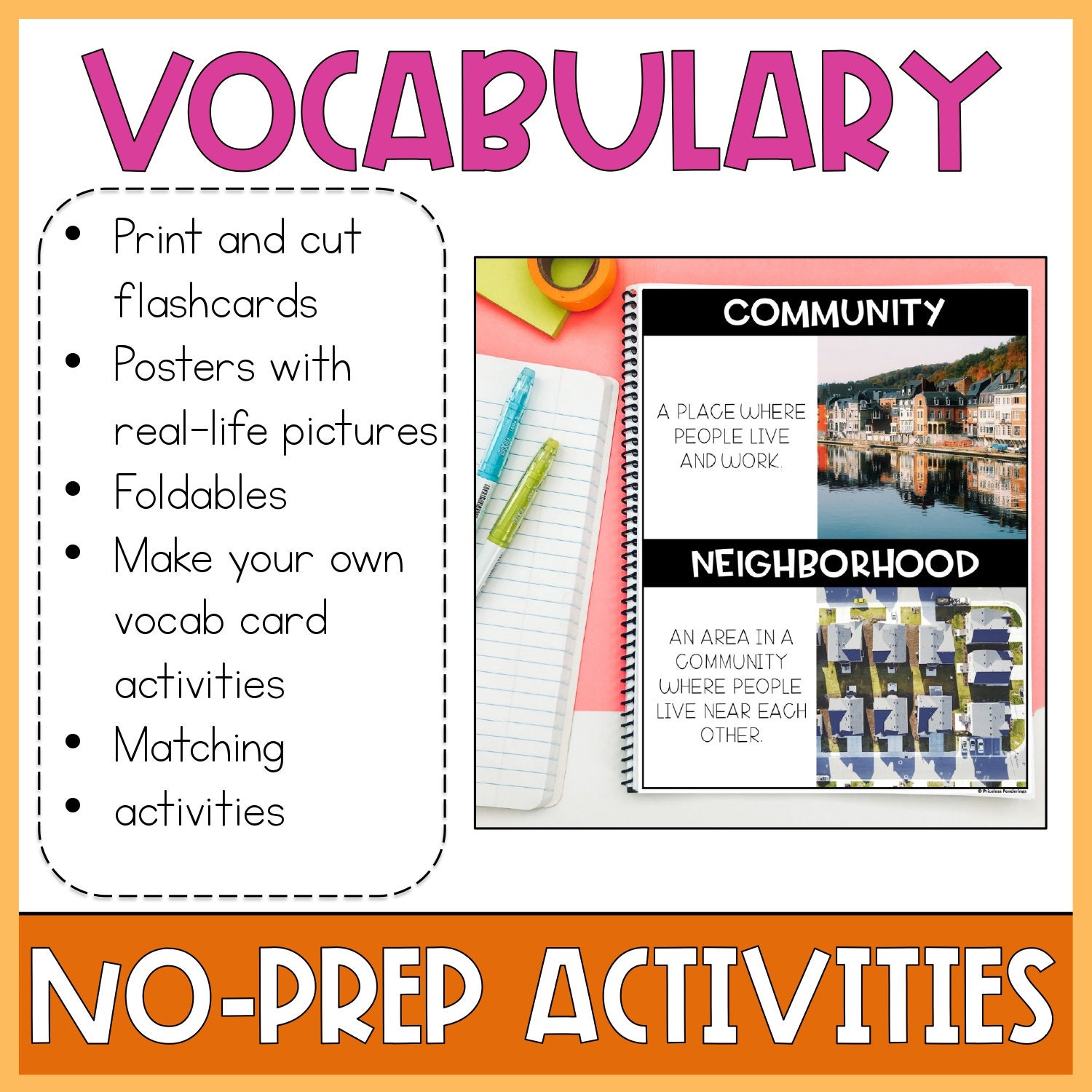 2nd & 3rd Grade Geography Worksheets - Types of Communities Social ...