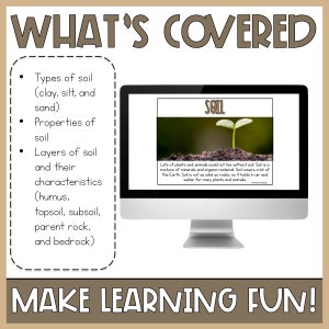 2nd & 3rd Grade Earth Science - Types of Soil Digital Activities - Etsy