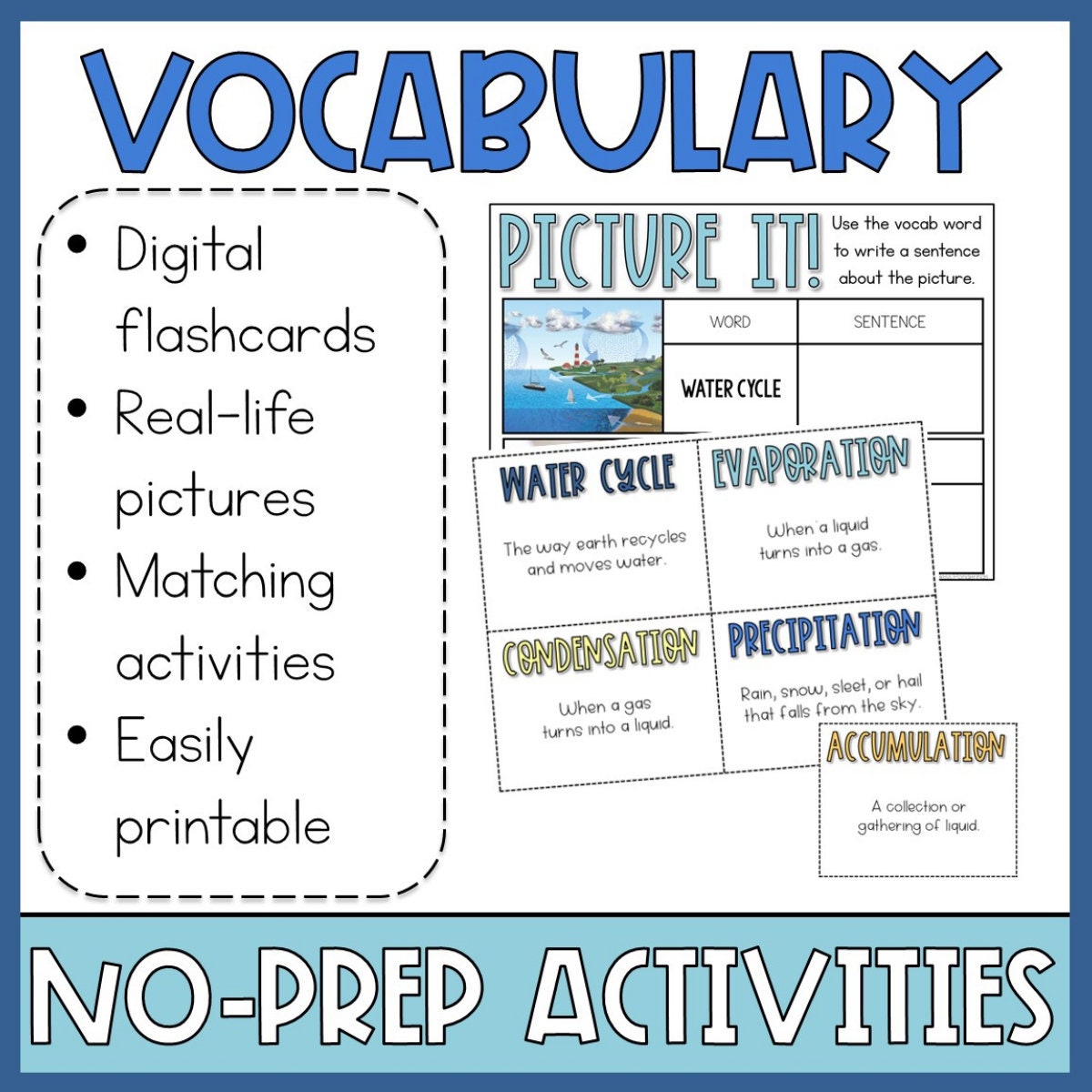 Water Cycle Weather Activities - 2nd & 3rd Grade Science Digital ...