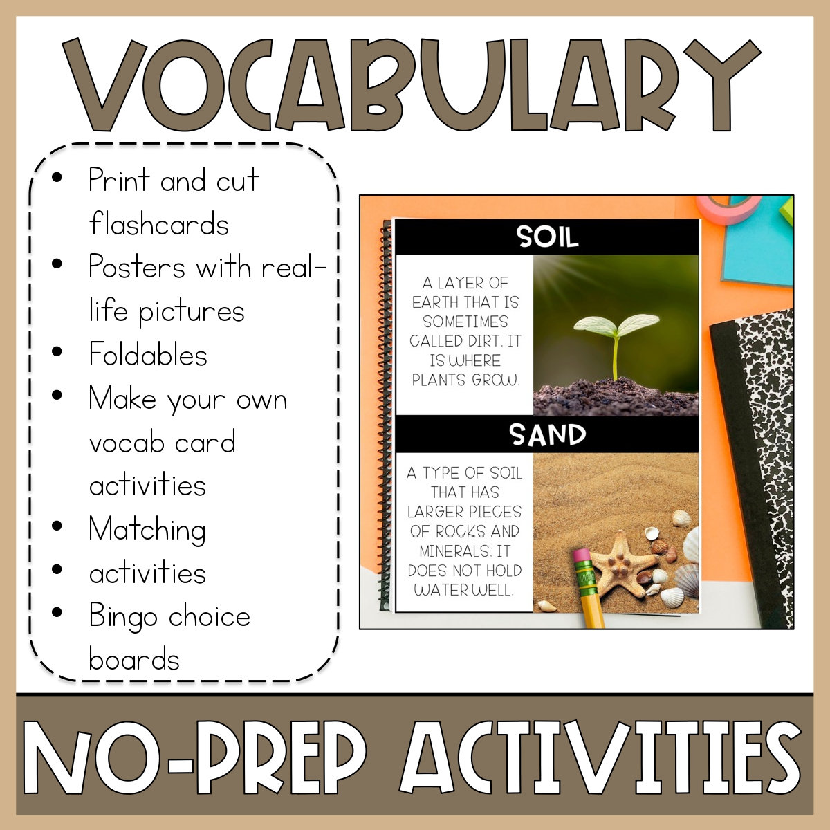 2nd and 3rd Grade Earth Science Worksheets - Types of Soil Activities ...