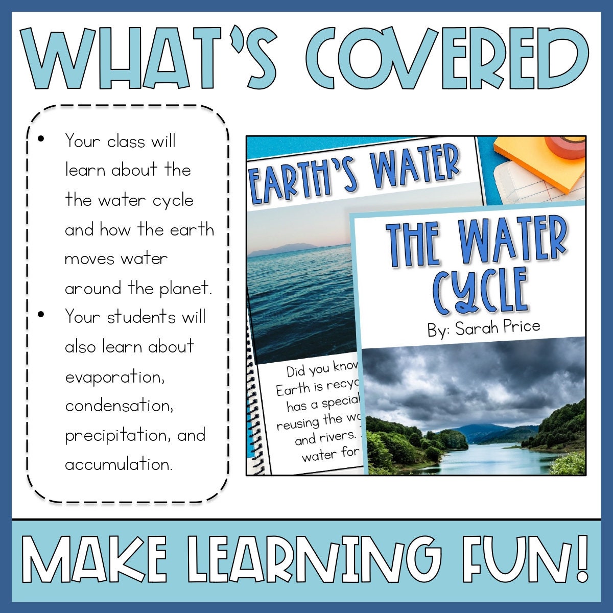 Water Cycle and Weather Lessons - 2nd and 3rd Grade Science Experiments ...