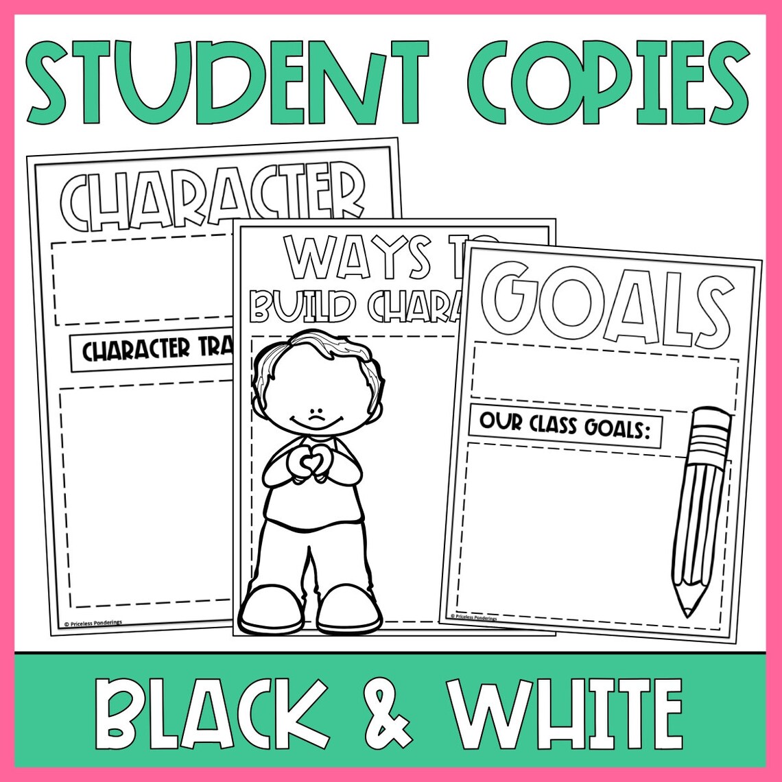 Character Education, Good Citizenship and Social Skills Anchor Charts ...