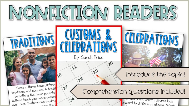 U.S. Holidays and Traditions Unit for 2nd Grade | Customs and ...