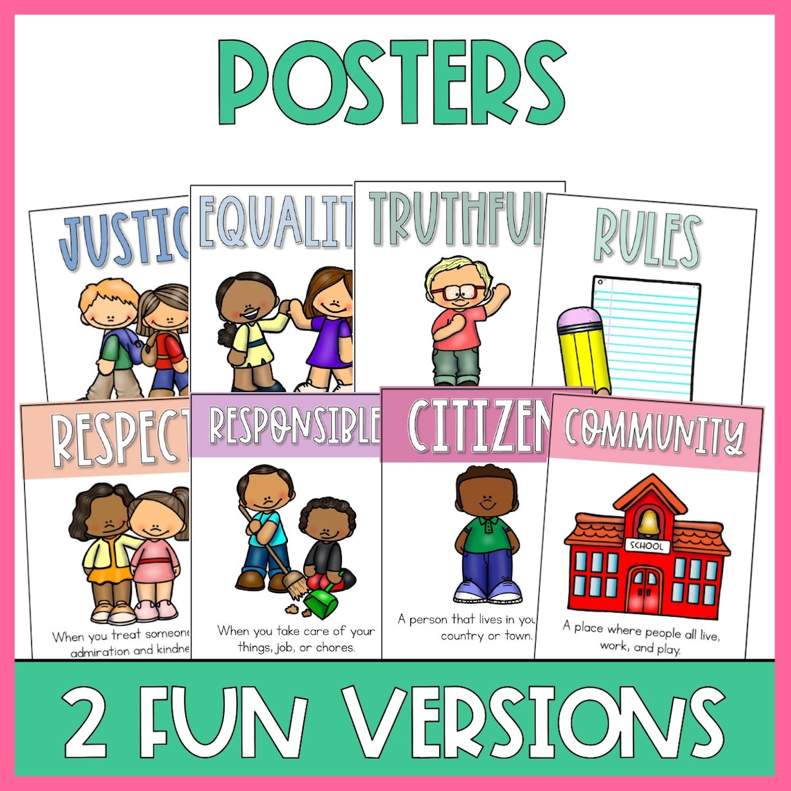 Citizenship Activities | Good Citizen Poster| Responsible Citizens ...