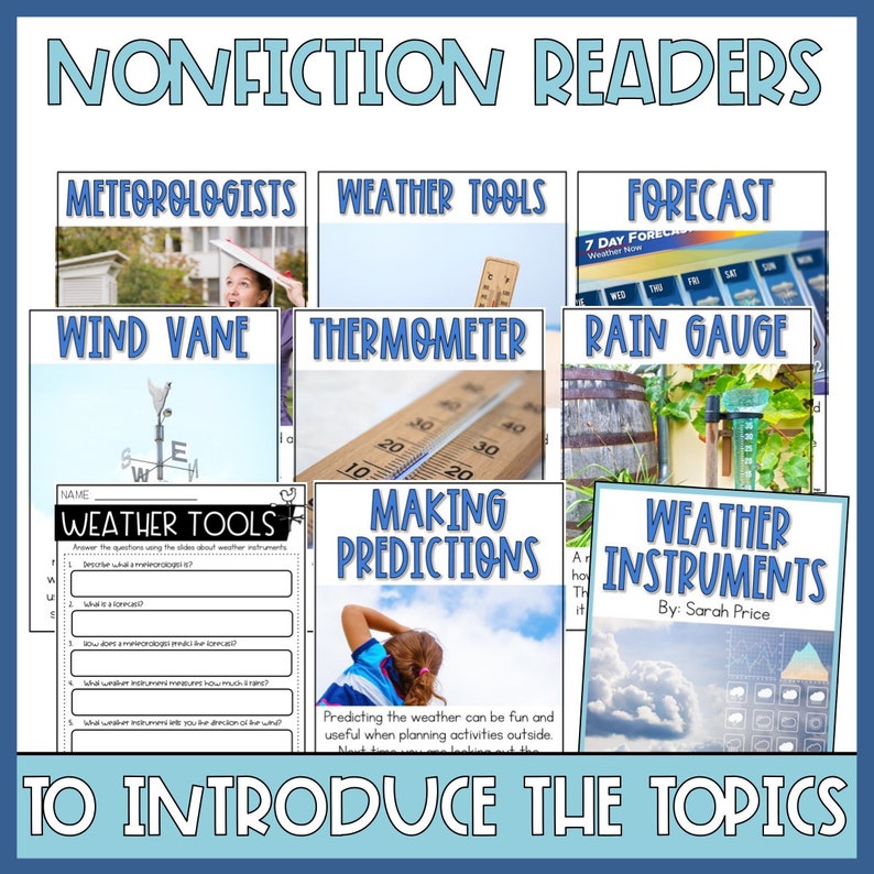 Weather Tools and Forecasting Lessons & Activities - 2nd and 3rd Grade ...