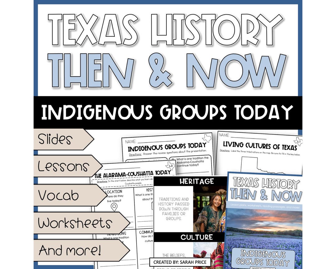 Texas Native American Lesson Plans | Texas History Unit Study & 4th ...