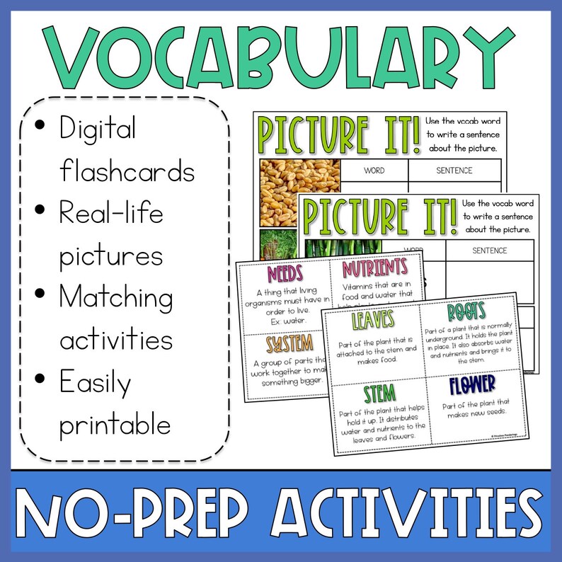 Parts of a Plant Google Slides - 2nd 3rd Grade Digital Science Lessons ...