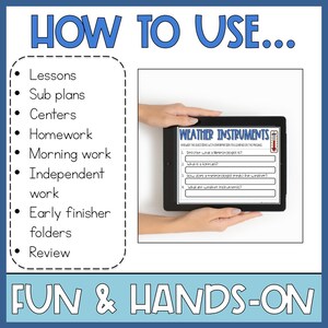 Weather Tools Forecasting Digital Activities - 2nd & 3rd Grade Science ...