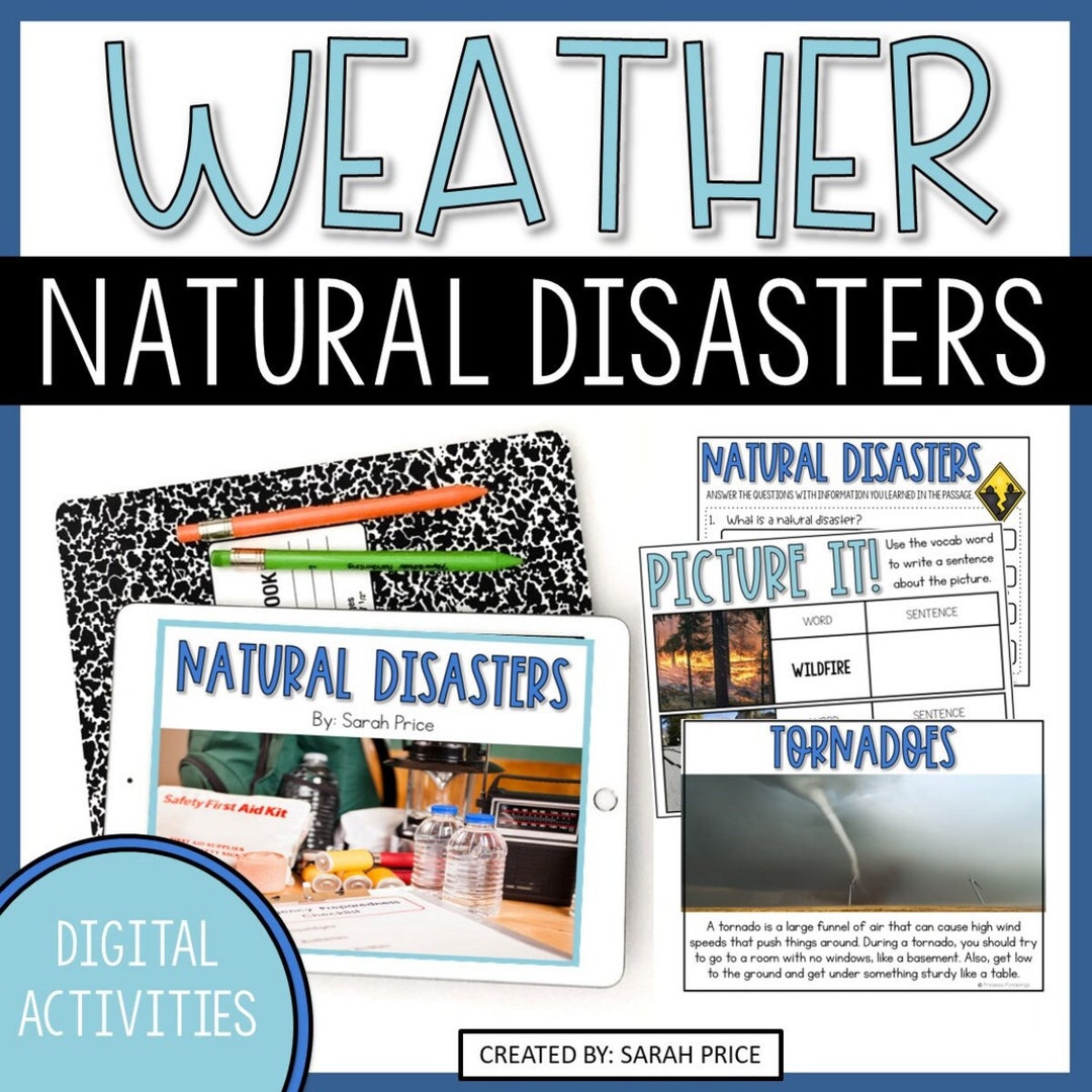 Natural Disasters Unit - 2nd and 3rd Grade Science Digital Activities ...