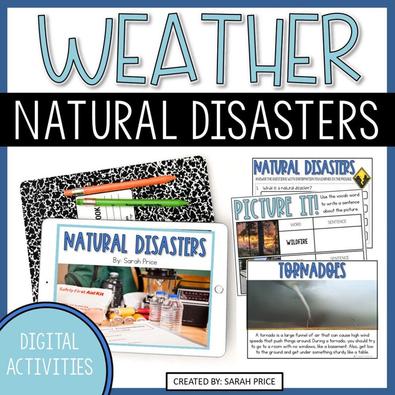 Natural Disasters Unit - 2nd and 3rd Grade Science Digital Activities ...