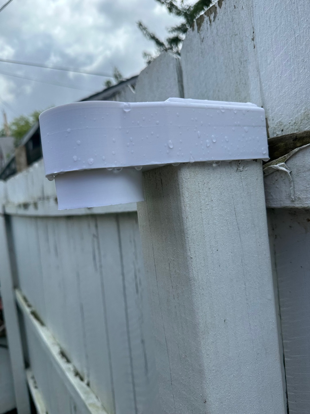 Fence Post Top Solar Lamp. With Changeabble Colors - Etsy