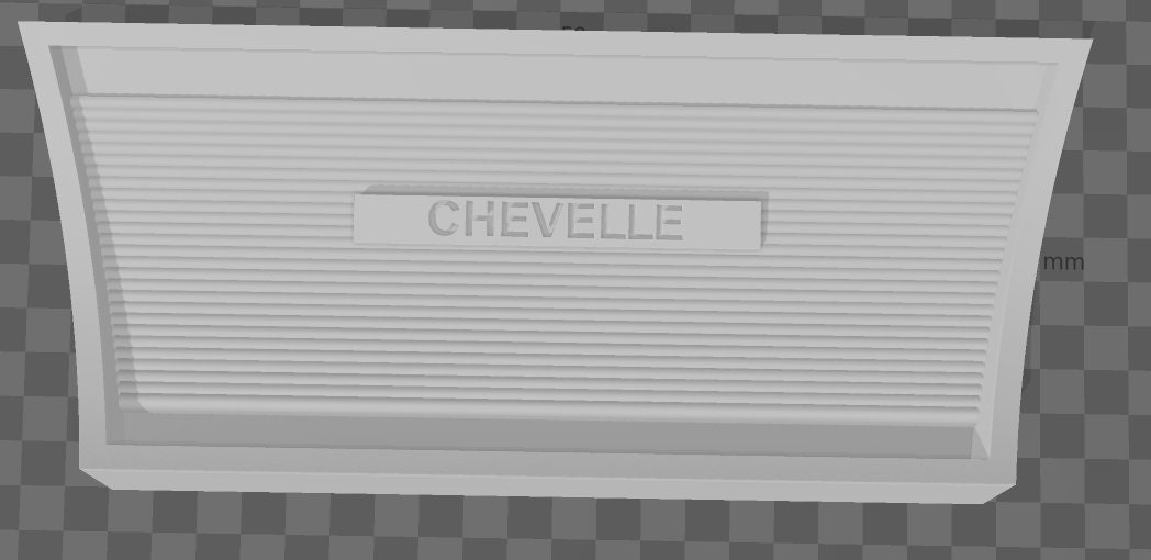 1966-67 Chevelle El Camino Malibu Radio Delete Plate | Dash Cover ...