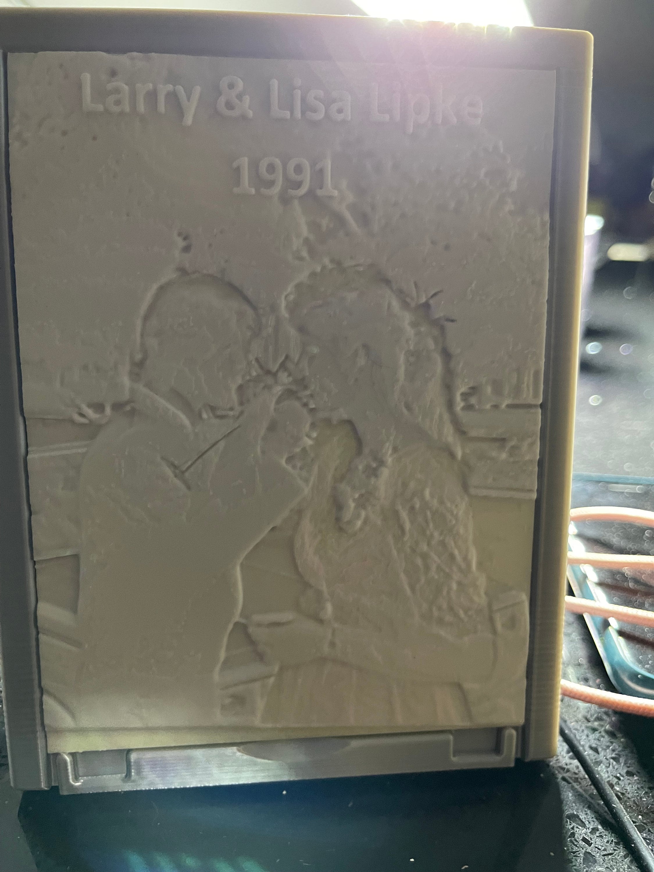 COLOR Picture Lithophane & Frame - Custom Gift - Etsy