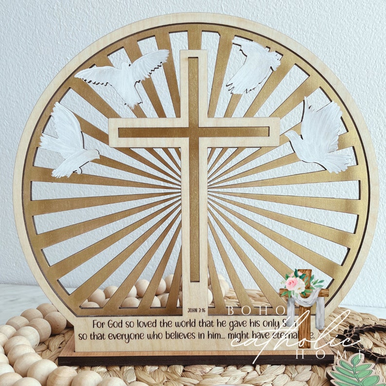 Lent Holy Week Easter Set, Lent Devotion, Candle Holder, Holy Week ...