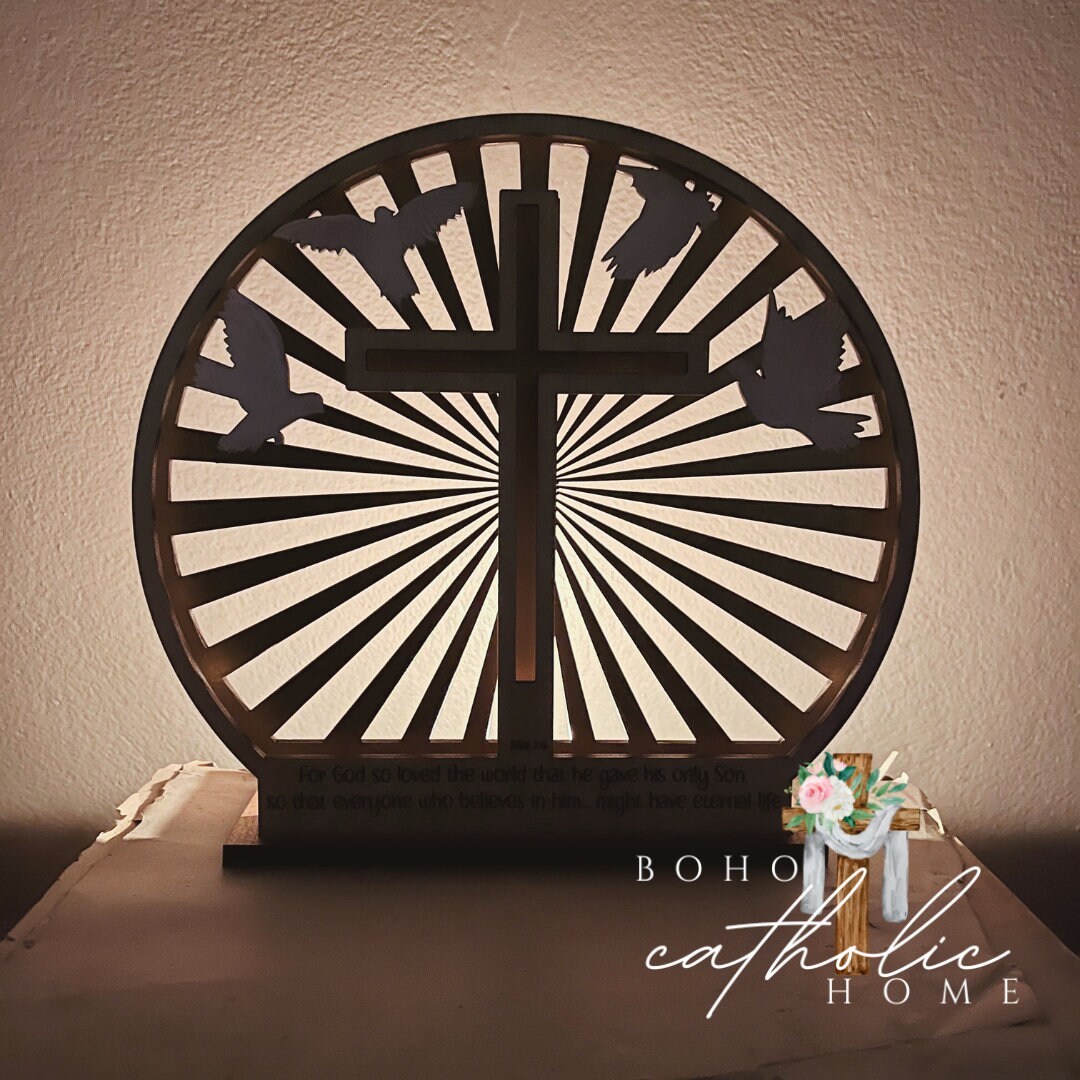 Lent Holy Week Easter Set, Lent Devotion, Candle Holder, Holy Week ...