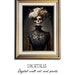 Victorian Portrait Macabre Art, Whimsy Goth Printable Wall Art, Dark ...